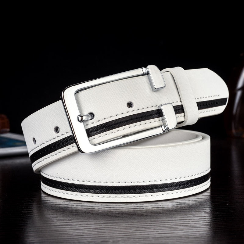Men's Leather Classic Belt – Watch Universe USA